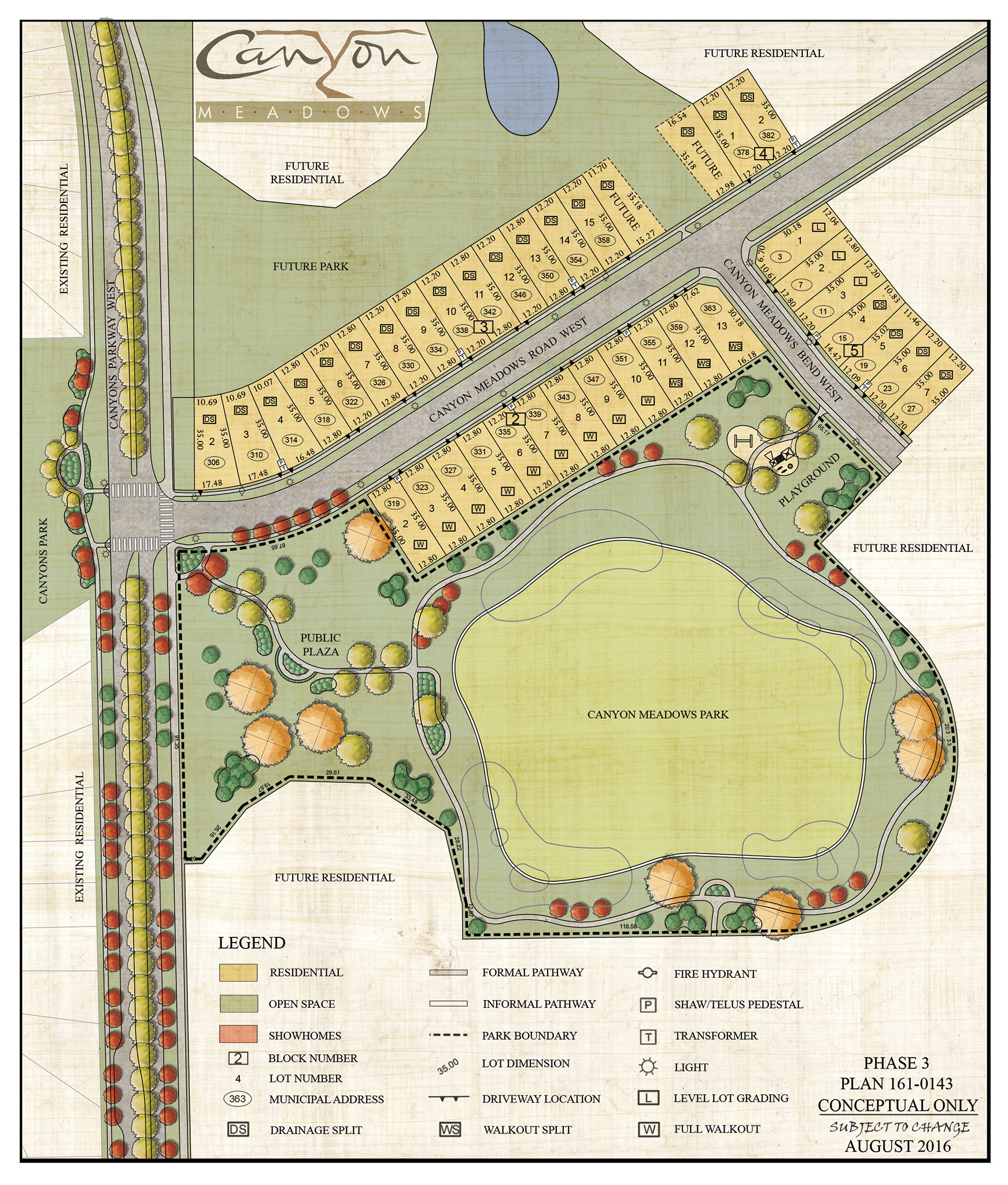 Map of Canyon Meadows | Lethbridge Communities